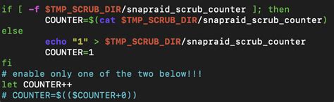 snapraid diff script frequency setting not actually days general