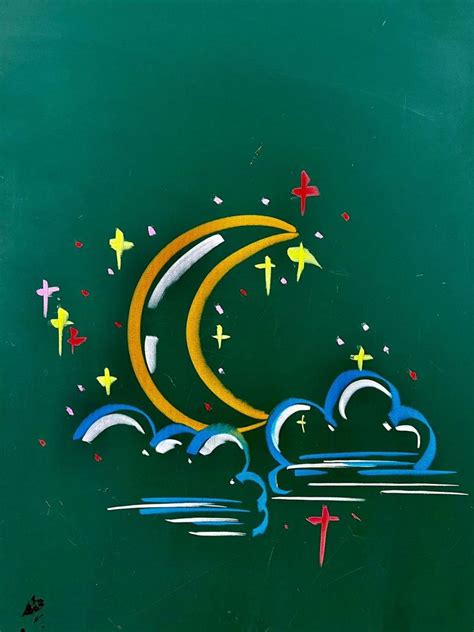 黑板报万能插画小图案怎么画（漂亮19张） 黑板报图片大全