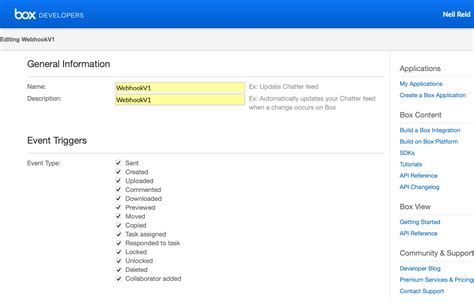 Integrate Box With V1 Webhooks