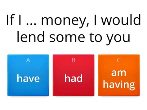 Unit 1 Grammar Tenses Conditionals Quiz