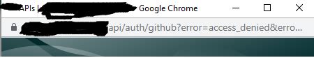 Github Auth Popup Not Closing After User Cancels At The Oauth Screen In It Issue