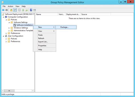 How To Deploy And Or Remove Software Packages Via GPO