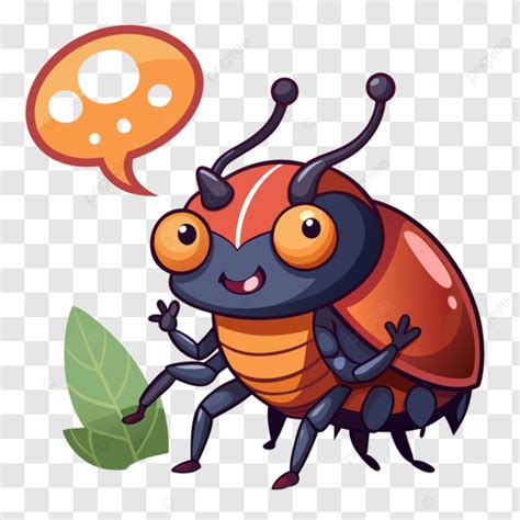 Fungus Beetle Bug Dancing Colorful Isolated Sticker Vector Fungus Beetle Bug Png And Vector