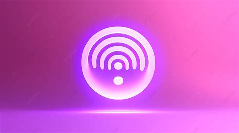파노라마 뷰의 멋진 보라색 배경에 생생한 3d 렌더링 Wi Fi 아이콘 와이파이 3d 와이파이 신호 와이파이 연결 배경 일러스트 및 사진 무료 다운로드 Pngtree