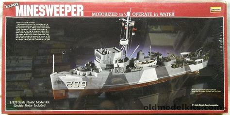 Lindberg 1 130 Uss Sentry Am 299 Motorized Admirable Class Wwii Us