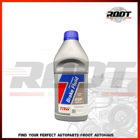 น้ำมันเบรก TRW DOT 4 ESP สำหรับใช้กับรถยนต์ที่มีระบบเบรกที่ซับซ้อน เช่น ...
