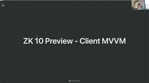 Zk Client Mvvm Part I Youtube