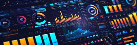 Dynamic Business Dashboard With Various Charts And Graphs For Financial Data Analysis Suitable