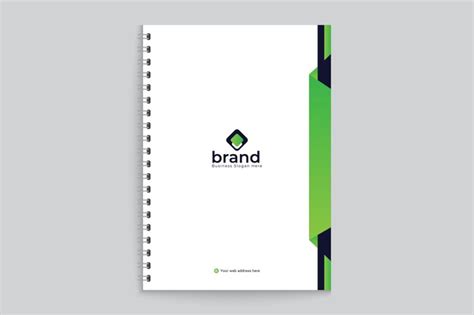 Premium Vector Professional Notebook Cover Mockup