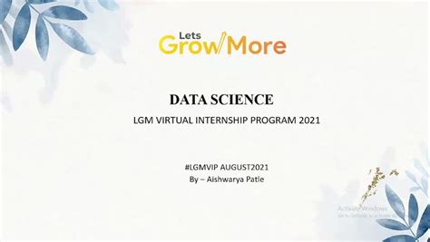 Task2 Intern Datascience Python Internship Letsgrowmore