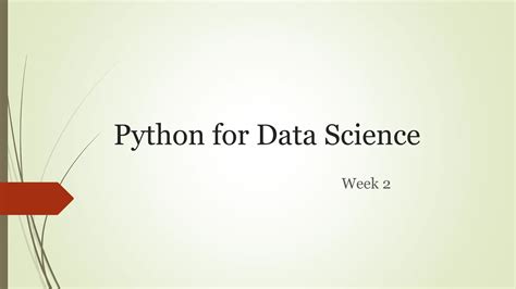 Ppt Data Science Python Sequence Numpypptx