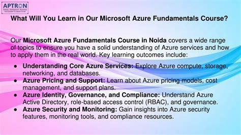 Ppt Microsoft Azure Fundamentals Training Course In Noida Powerpoint Presentation Id13494105