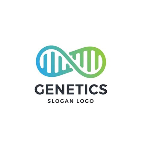 Premium Vector Genetics Infinity Logo Vector Icon Illustration