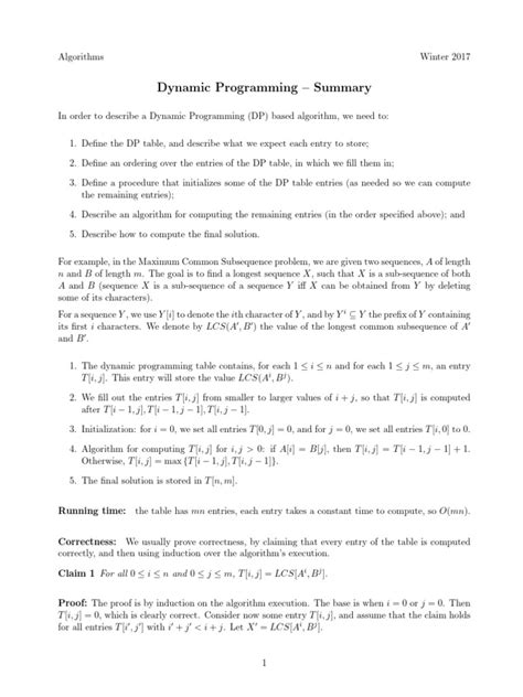 dp summary pdf