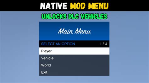 Native Mod Menu ASI Enhanced GTA Mods Com