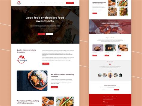 Modern Amazing Responsive Website Landing Page UI UX Design Upwork