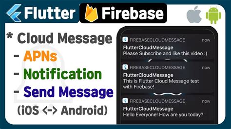 Flutter With Firebase 6 Cloud Messaging Apns Notification Send