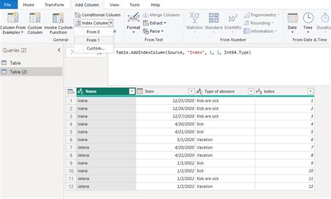 solved how to create start date and end date columns from