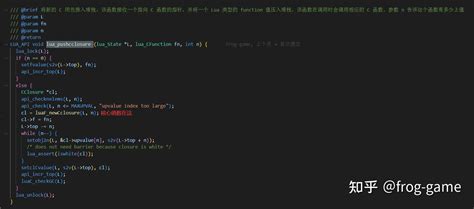 [lua5 4 4源码] 函数 知乎