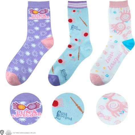 Cinereplicas Luna Lovegood Loena Leeflang Sokken Set Harry Potter Bol
