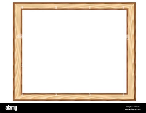 Wood Framework Isolated In The White Background Stock Vector Image And Art Alamy