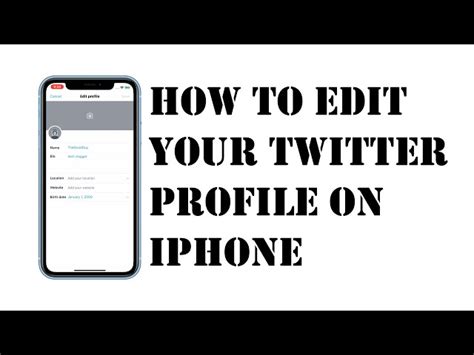 twitter profile page iphone