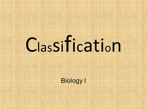 Ppt Classification Powerpoint Presentation Free To View Id 771108 Mdvmo