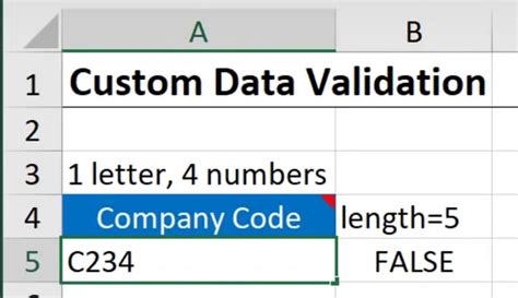 Excel Custom Data Validation Xelplus Leila Gharani