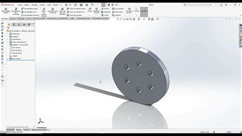 Solidworks Fonction Répétition Circulaire Youtube