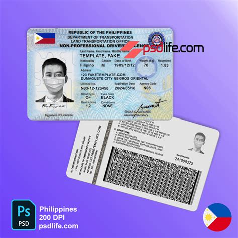 Fake Drivers License Philippines Template Hot Sex Picture