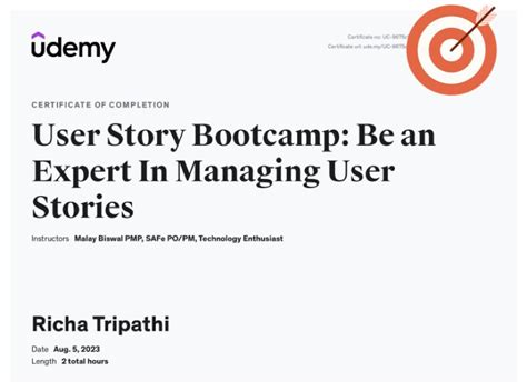 Richa Tripathi ☁️ On Linkedin Userstories Udemycertification
