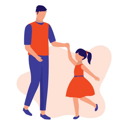 44100 Papa E Hija Ilustraciones De Stock Gráficos Vectoriales Libres