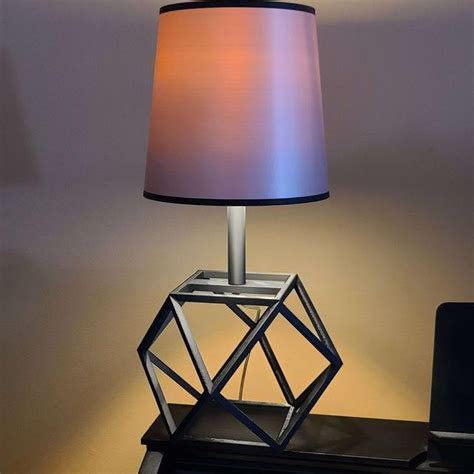 Geometric Lamp And Shade 3d Model For Print Resale Etsy