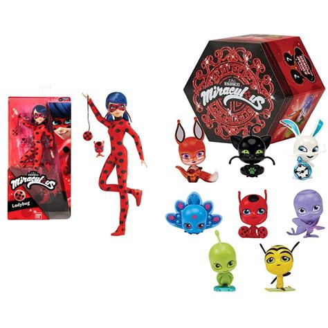 Buy Miraculous P Ladybug Fashion Doll Bandai Ladybug And Cat Noir Kwami Surprise Box With