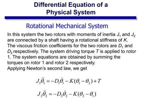 2 mathematical modeling of systems ppt