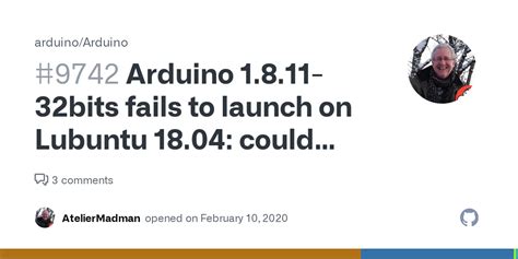 Arduino 1811 32bits Fails To Launch On Lubuntu 1804 Could Not Open
