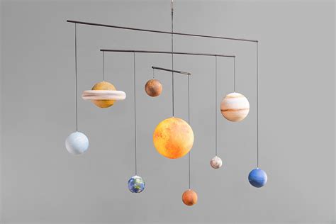 Larger Solar System Planet Mobile Hanging Sun And Planets Model Outer