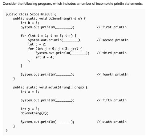 solved consider the following program which includes a