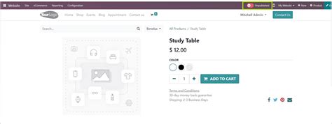 How To Create And Publish Products Using Odoo 16 Website
