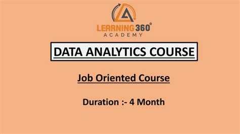 Data Analytics Course Presentation Pptx