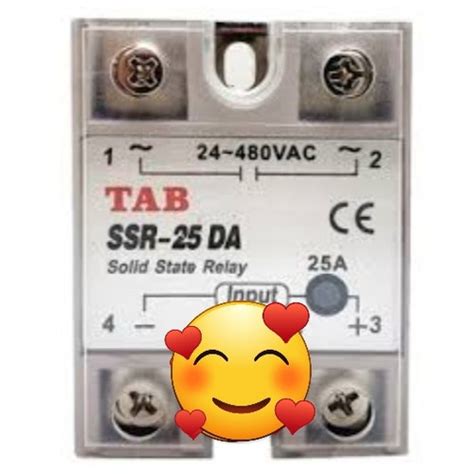Jual Tab Solid State Relay 1phase Ac To Ac 10 120ampere Input 80 250vac Output 24 480vac Ssr