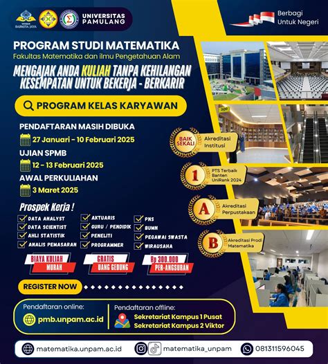 Fakultas Matematika Dan Ilmu Pengetahuan Alam Fmipaunpam