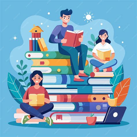 Premium Vector | Education technology digital library concept ...