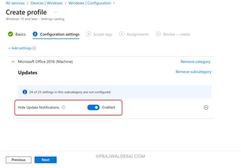 Disable Office Update Notifications Using Intune Effectively