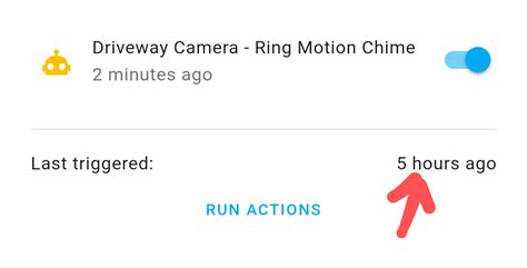 tile card last triggered in relative time feature requests home