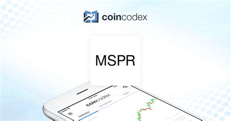 Msp Recovery Inc Stock Price Today Mspr Stock Price Chart Coincodex