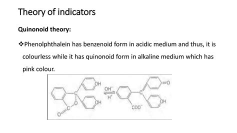 Theory Of Indicators Ostwalds And Quinonoid Theories Pdf