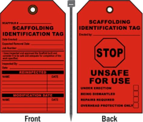 Scaffolding Safety Tags At ₹ 20 Piece Seal Tag In New Delhi Id