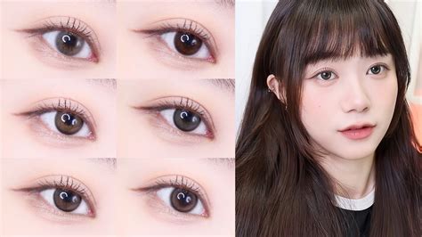 요기쪼기🌞데일리 렌즈 추천🤎렌시스 인기렌즈 발색 비교 브라운 렌즈 추천 웜톤 렌즈 제품제공 Youtube