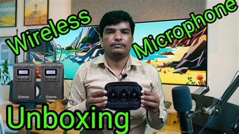 Wireless Microphone Unboxing How To Use Wireless Microphone How To Connect Wireless